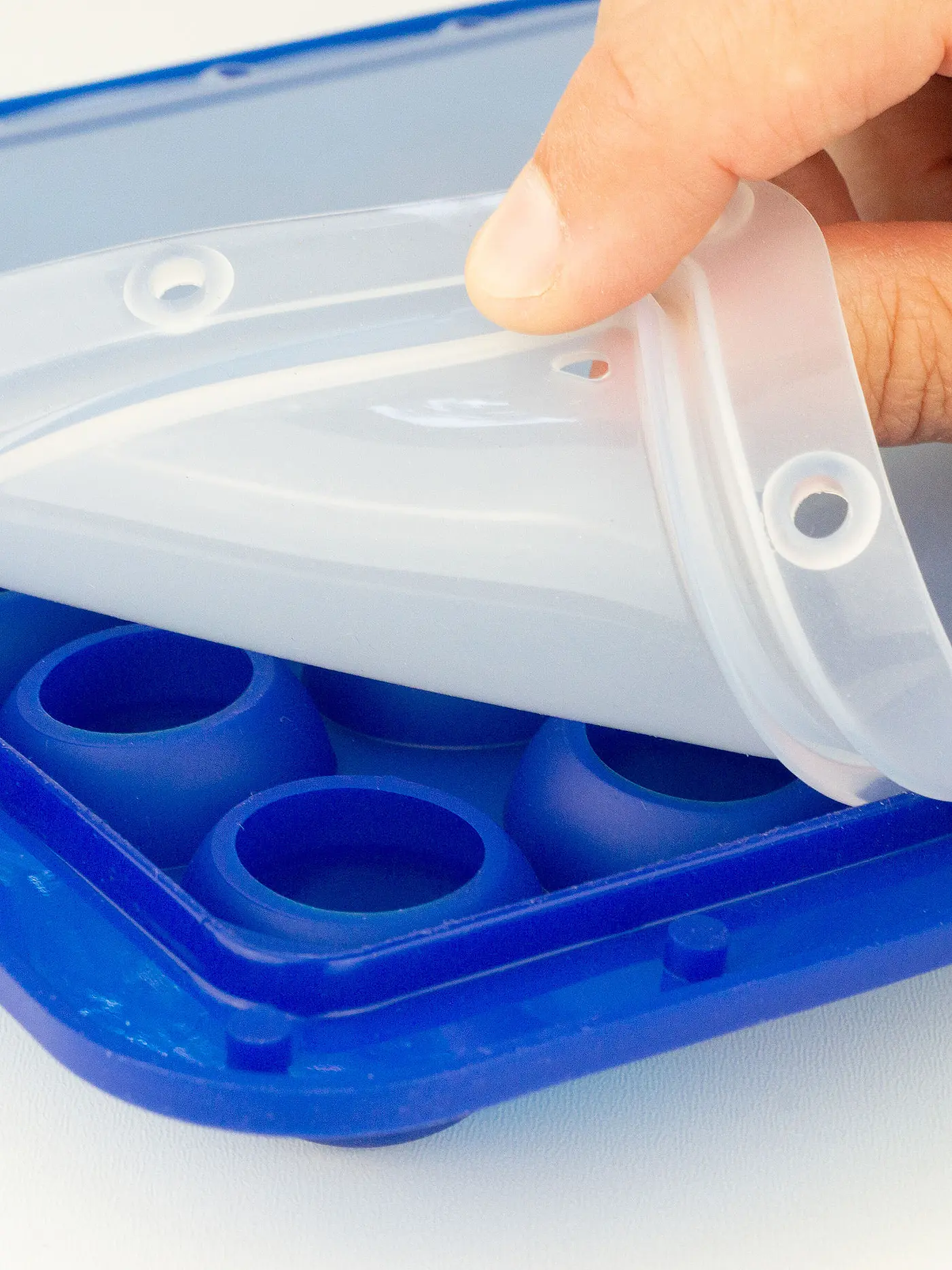 LURCH Eiswürfelform ICE FORMER ARCTIC 3cm Blau / Transparent blau