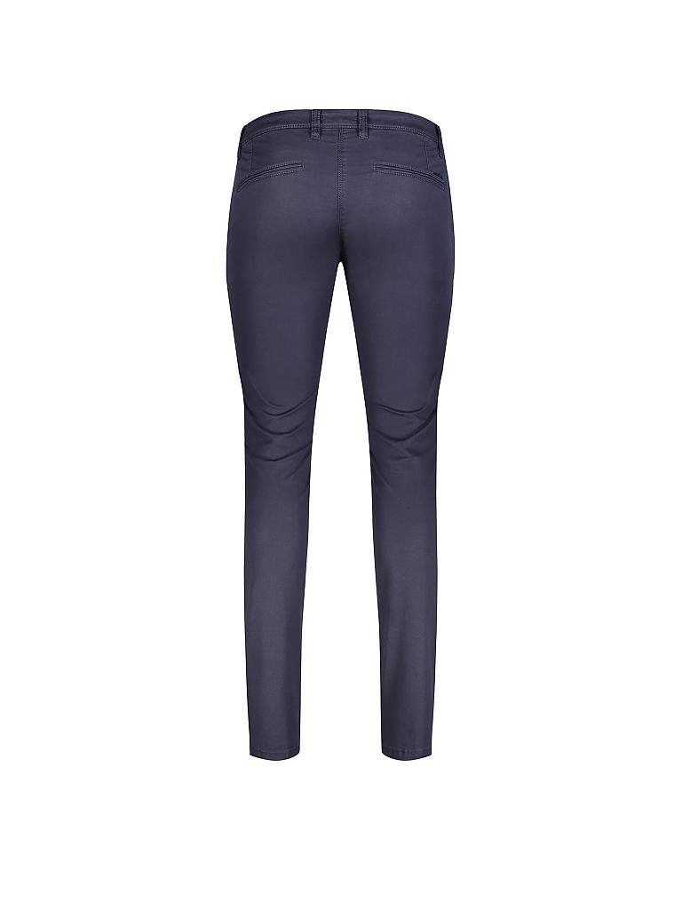MAC Chino Slim-Fit "Stanley" Lang blau