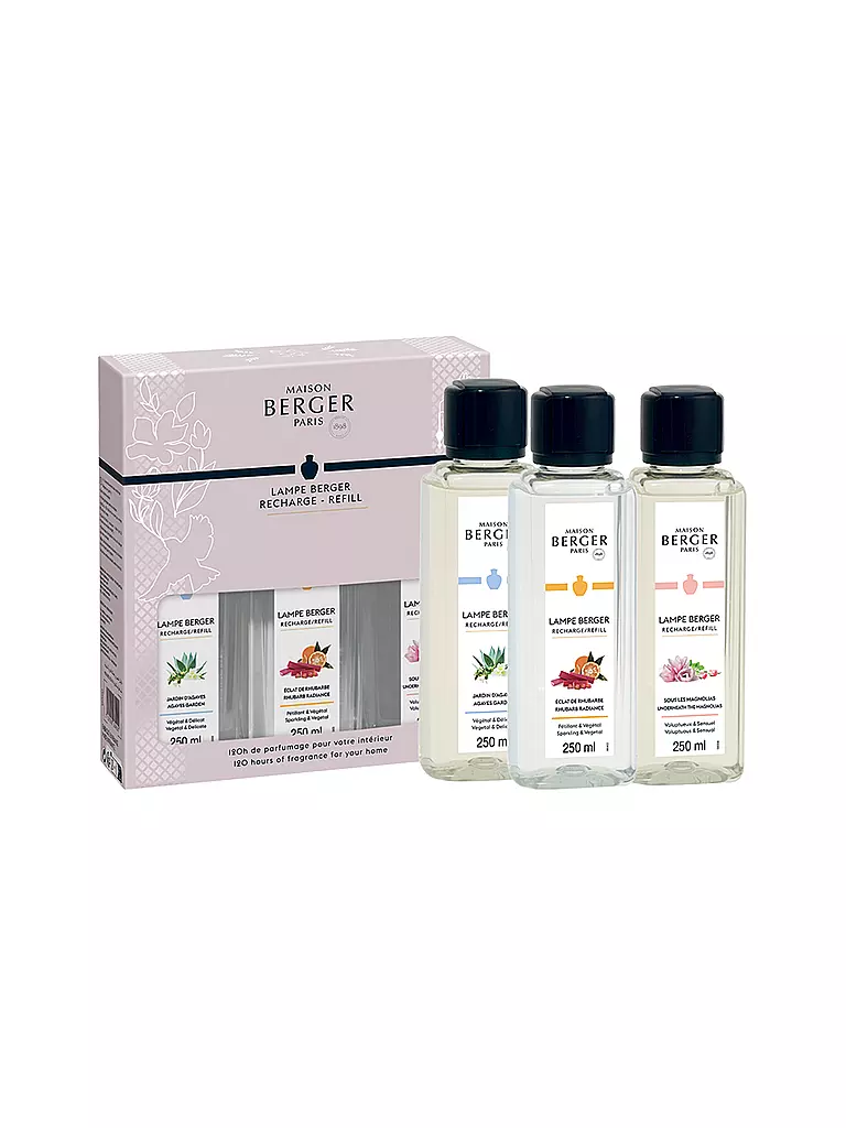 MAISON BERGER PARIS Triopack JOY - In den Agaven-Gärten & Knackiger Rhabarber & Unter den ...