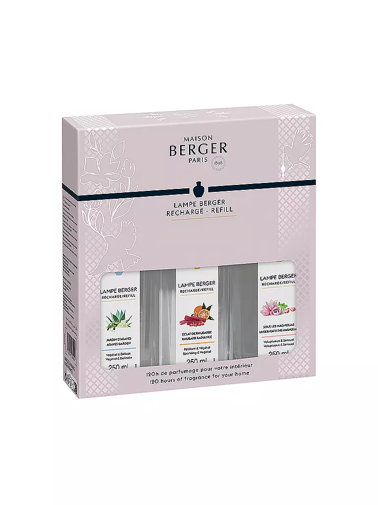 MAISON BERGER PARIS Triopack JOY - In den Agaven-Gärten & Knackiger Rhabarber & Unter den ...