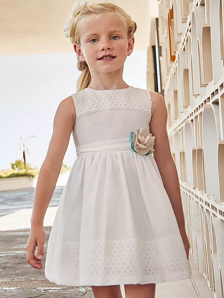 MAYORAL Mädchen Kleid creme