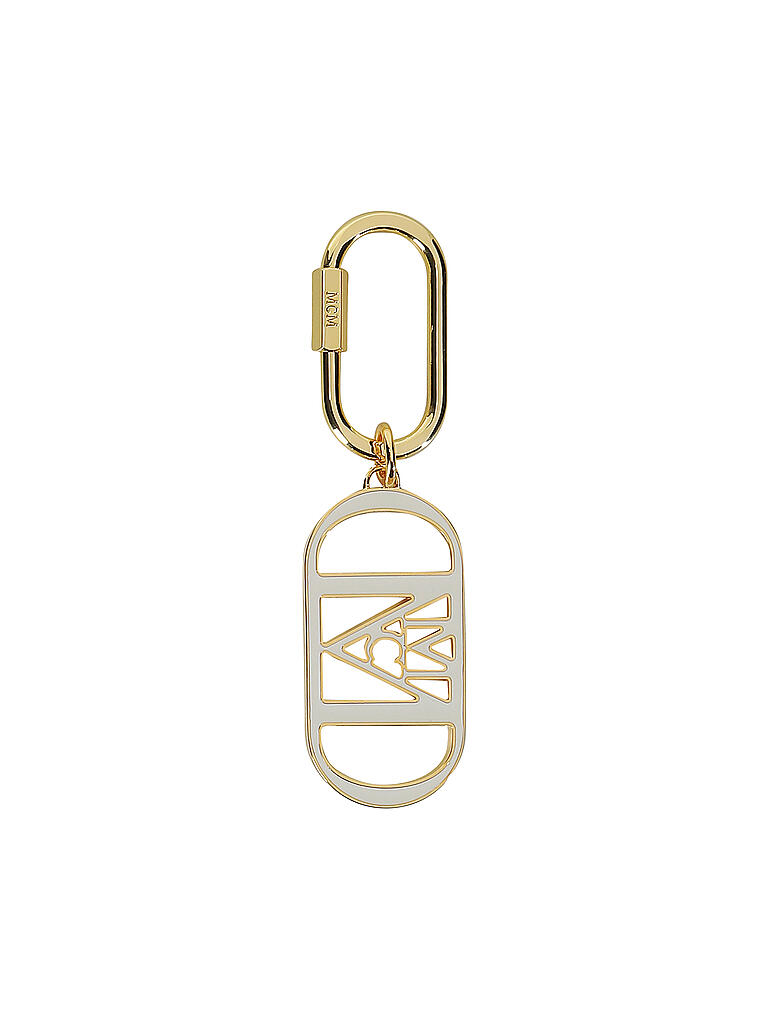 MCM Schlüsselanhänger MODE TRIVIA CHARM creme