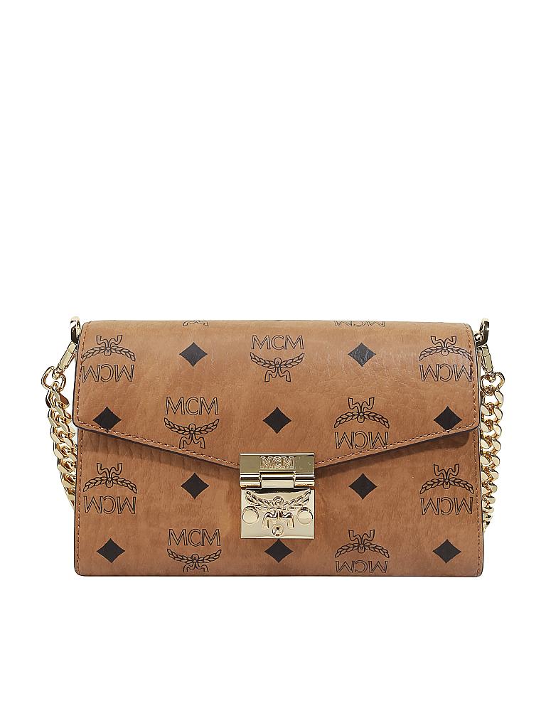 MCM Tasche Minibag Millie Visetos S braun