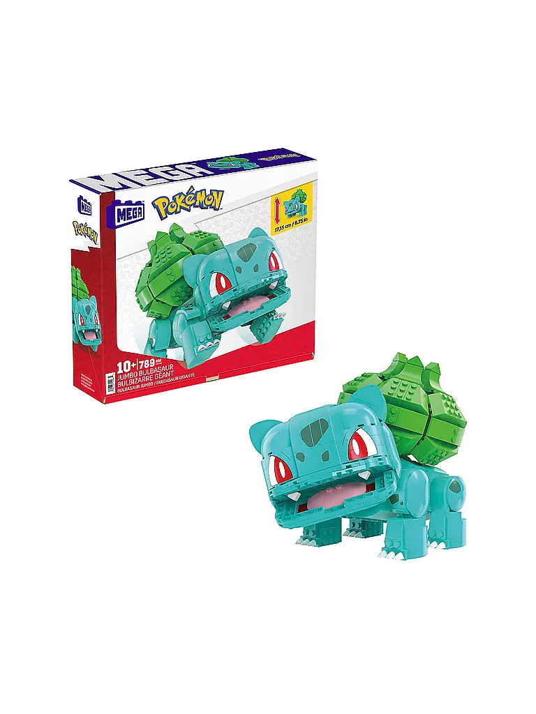 MEGA CONSTRUX Pokémon Jumbo Bisasam 789Teile keine Farbe