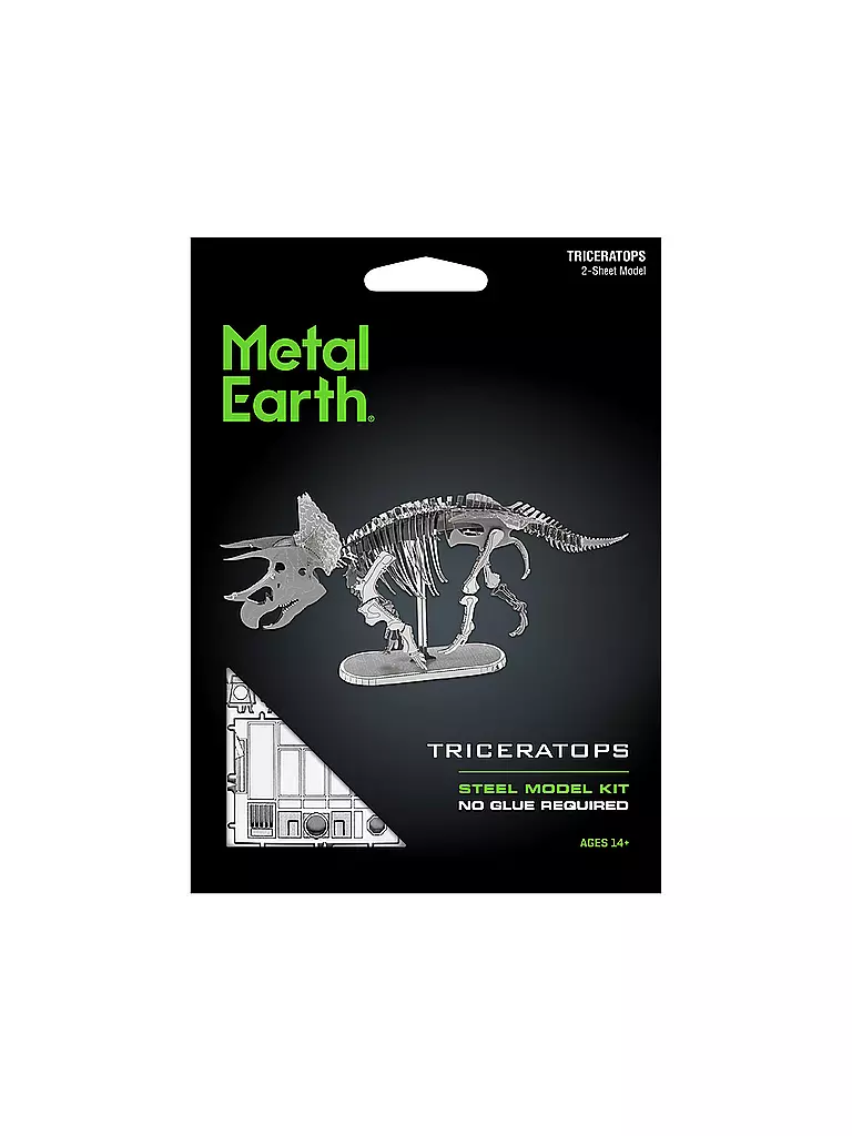 METAL EARTH Triceratops keine Farbe
