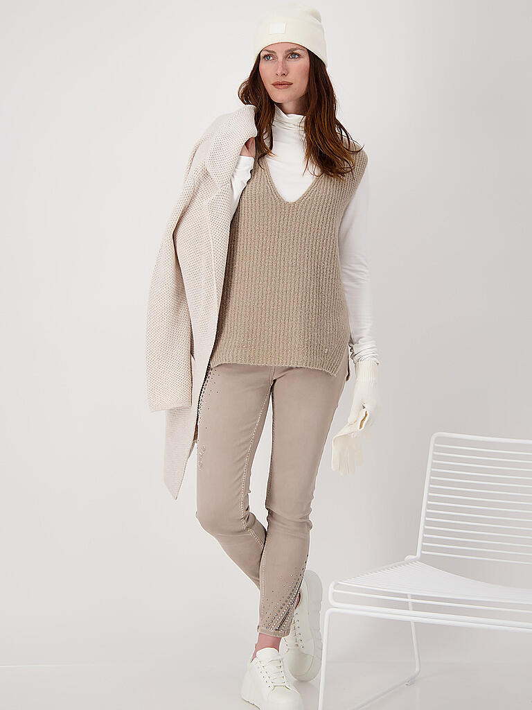 MONARI Mütze - Haube creme