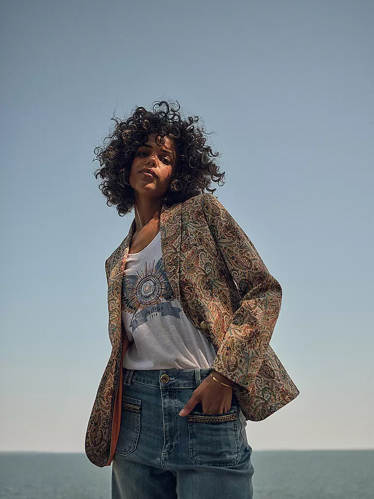 MOS MOSH Jeans Wide Leg MMCOLETTE PALA hellblau