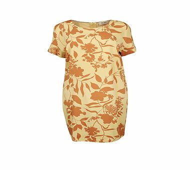 MOS MOSH Kleid "Lori Stencil" gelb | XS
