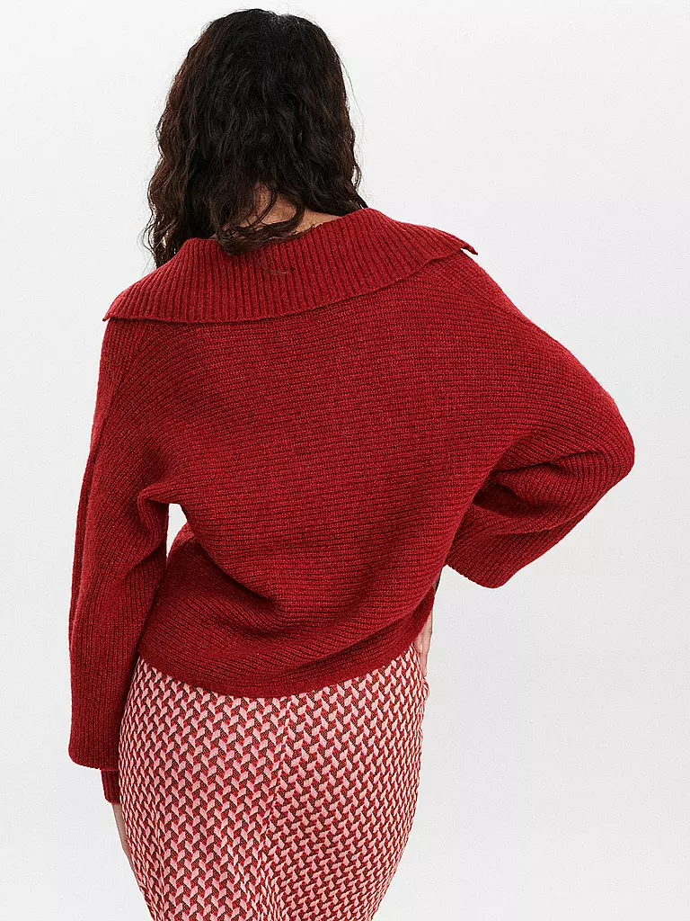 NÜMPH Pullover NUCALLISTA rot