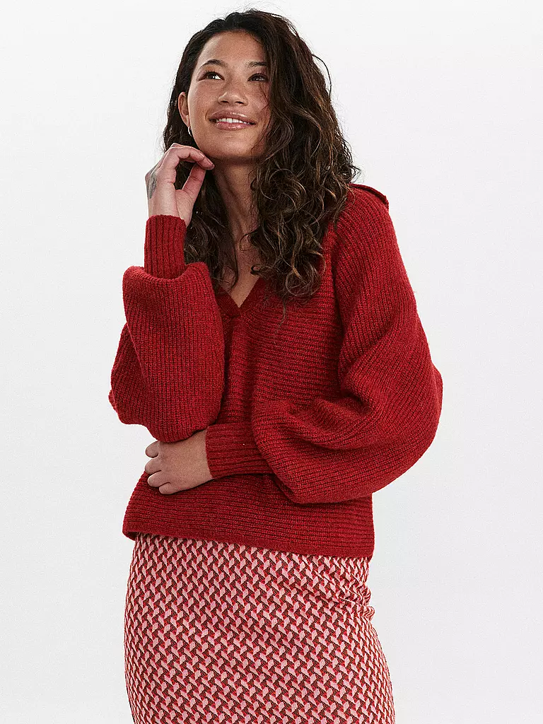 NÜMPH Pullover NUCALLISTA rot
