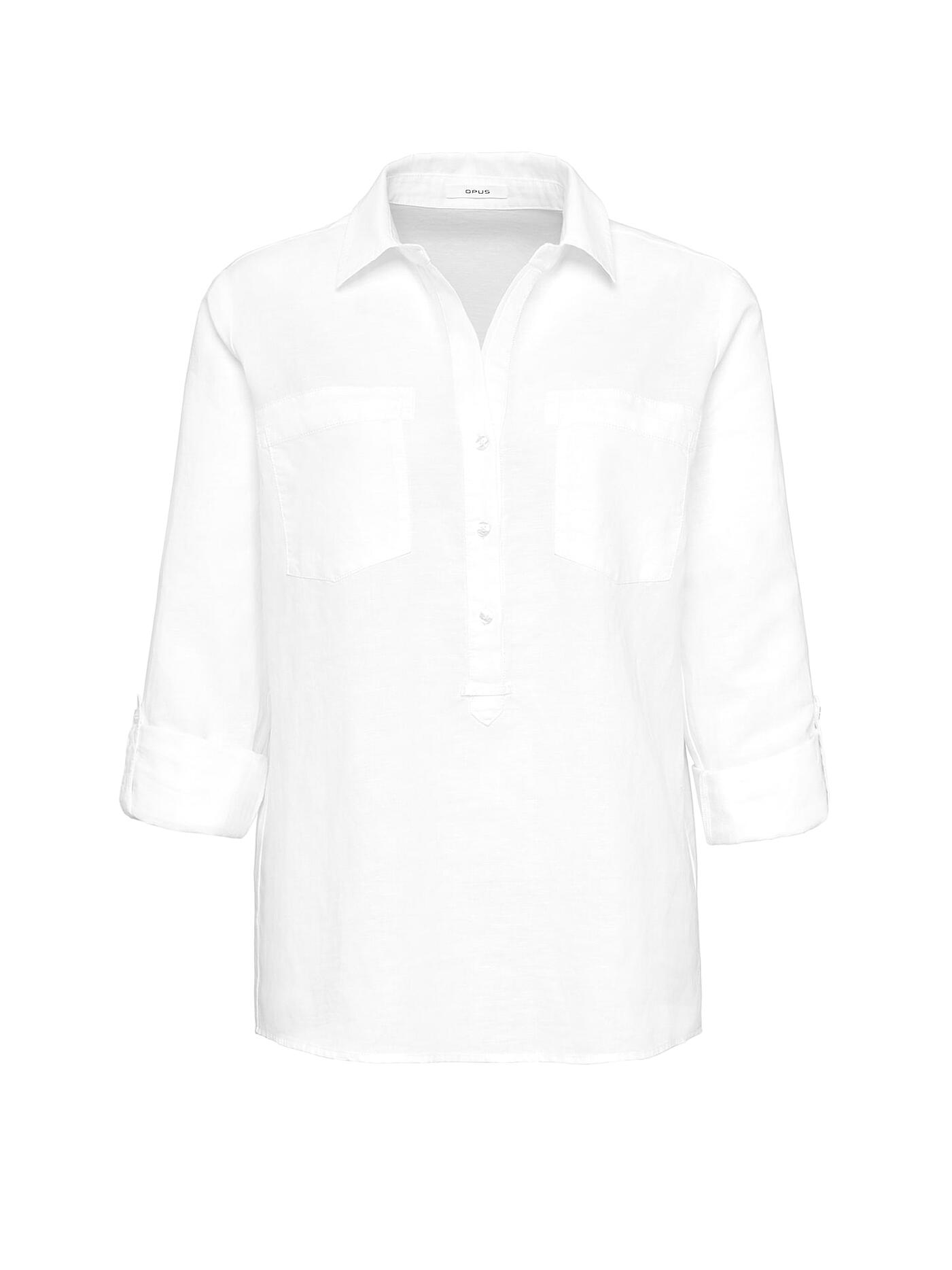 OPUS Bluse Fredda weiss