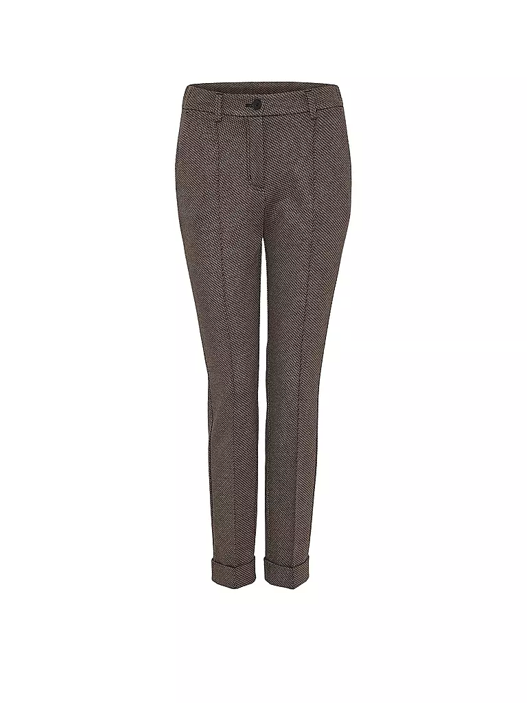OPUS Chinos Business-Fit MELINA TRACK braun