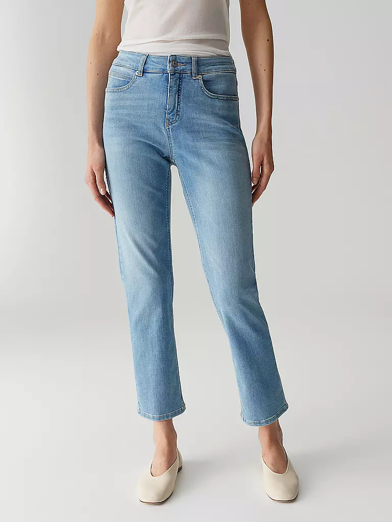 OPUS Jeans Straight Fit MELLY BASE hellblau