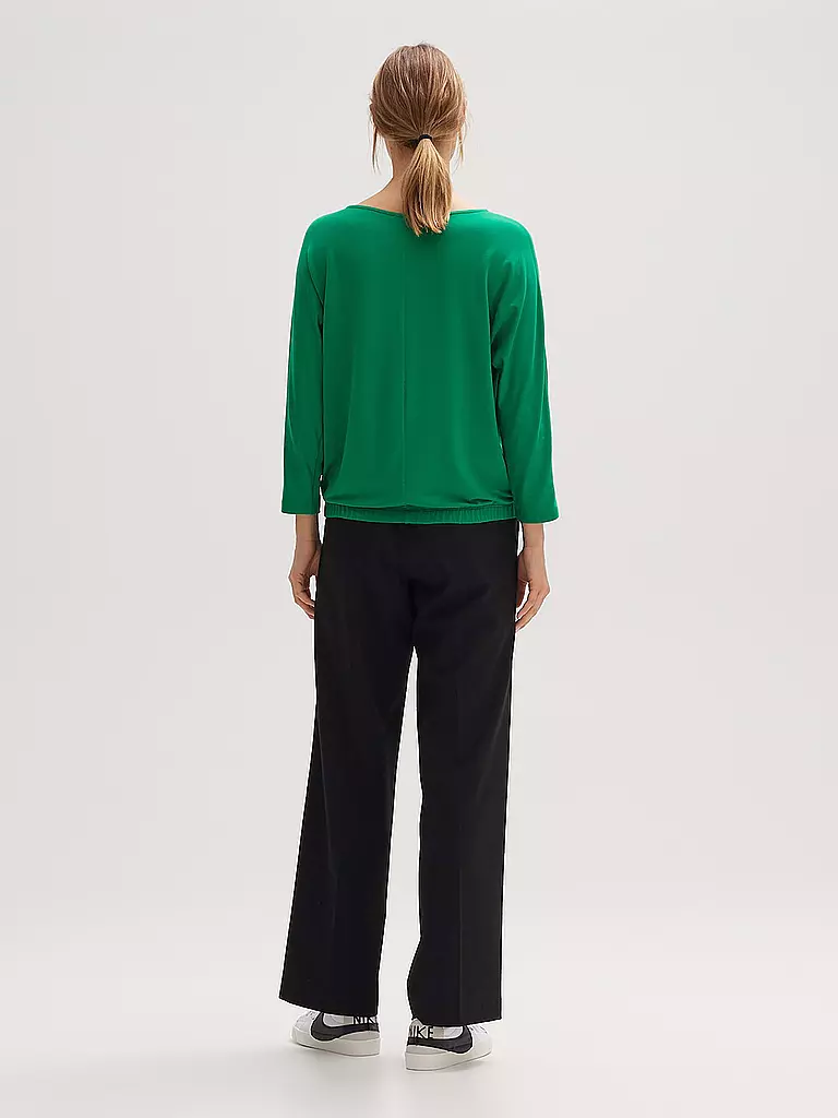 OPUS Langarmshirt SARION grün
