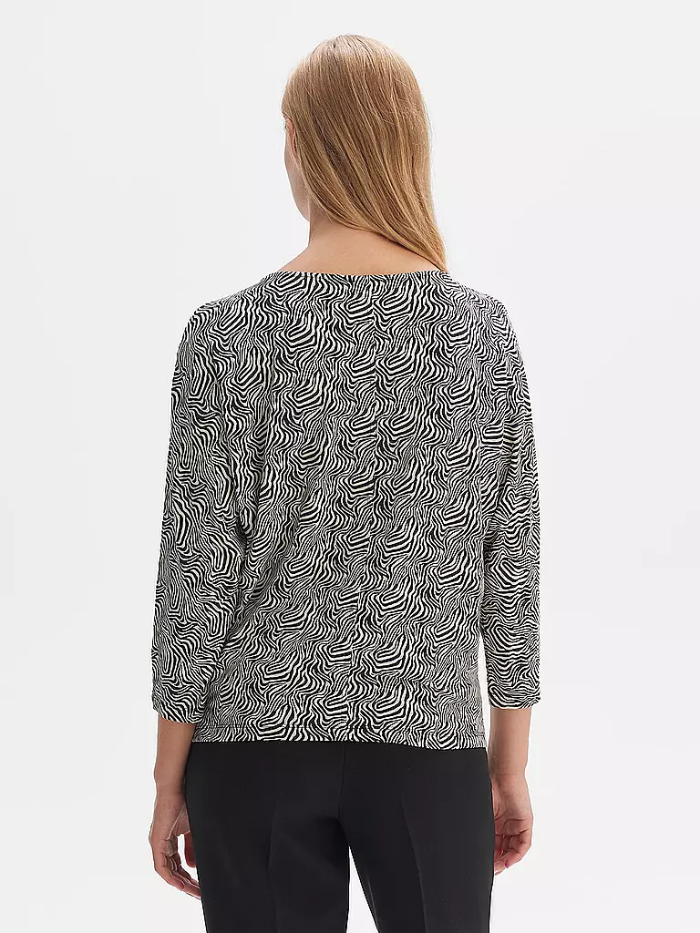 OPUS Langarmshirt SEBRY schwarz