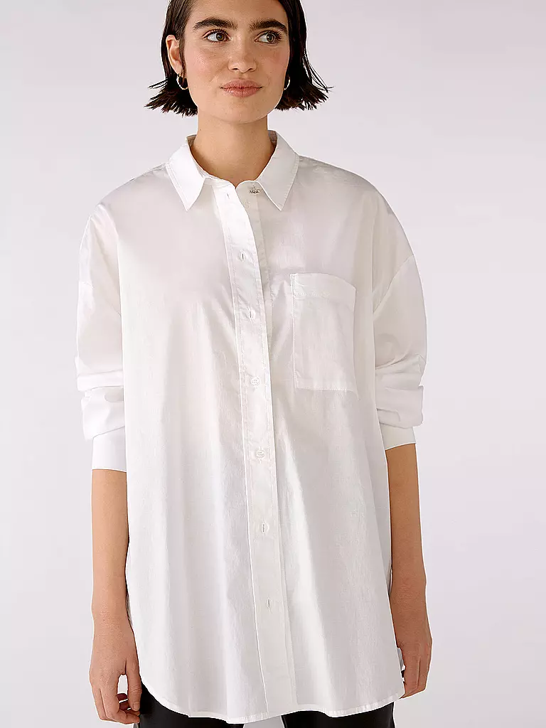 Wunderbar Weisse Oversize Bluse Ebenbild
