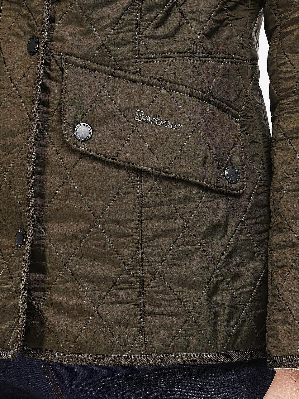 BARBOUR Steppjacke CAVALRY POLARQUILT olive