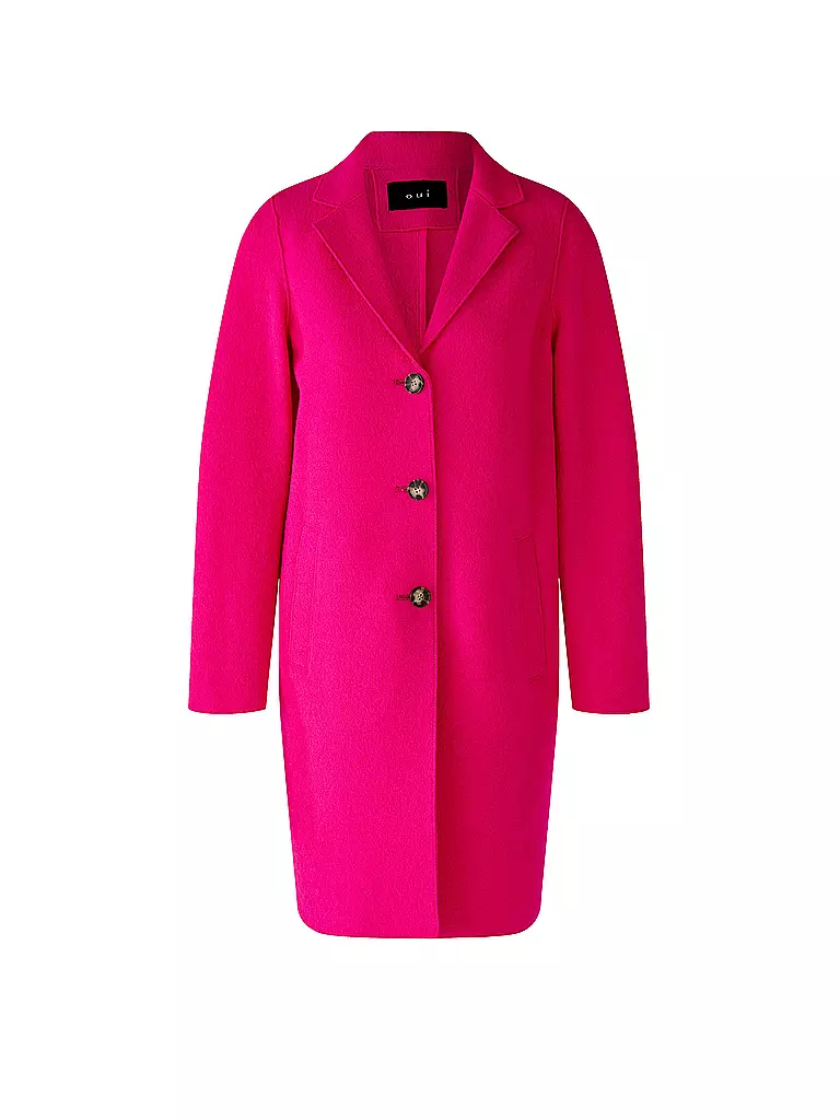 OUÍ Wollmantel pink