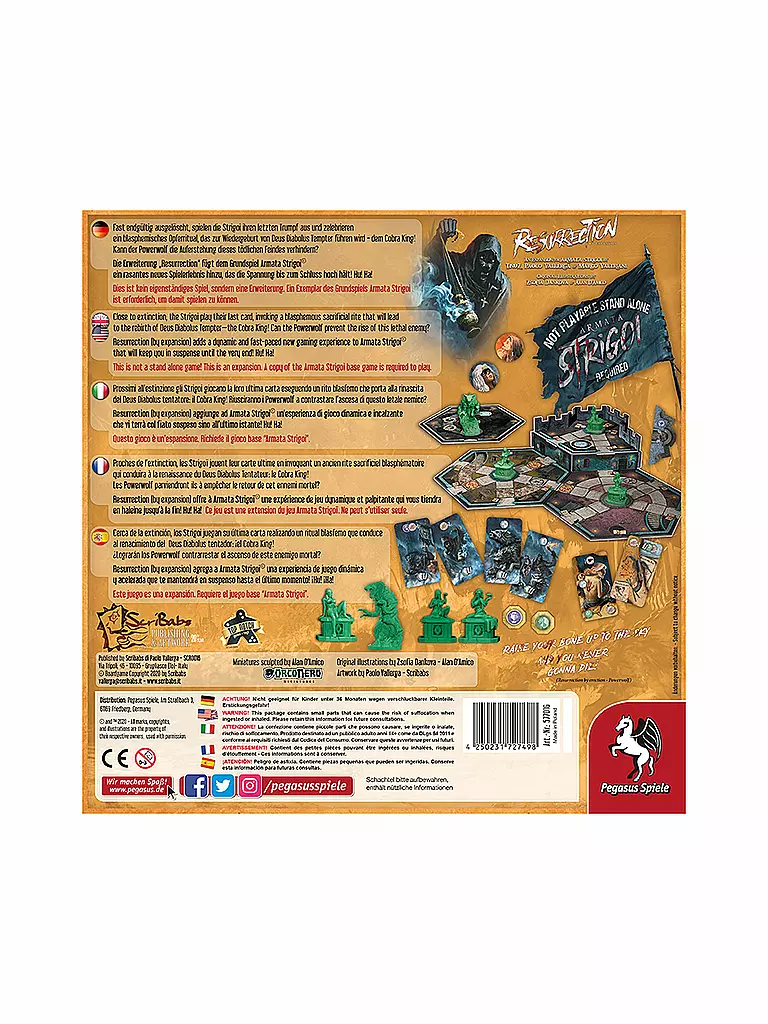 PEGASUS Armata Strigoi: Das Powerwolf Brettspiel – Resurrection ...