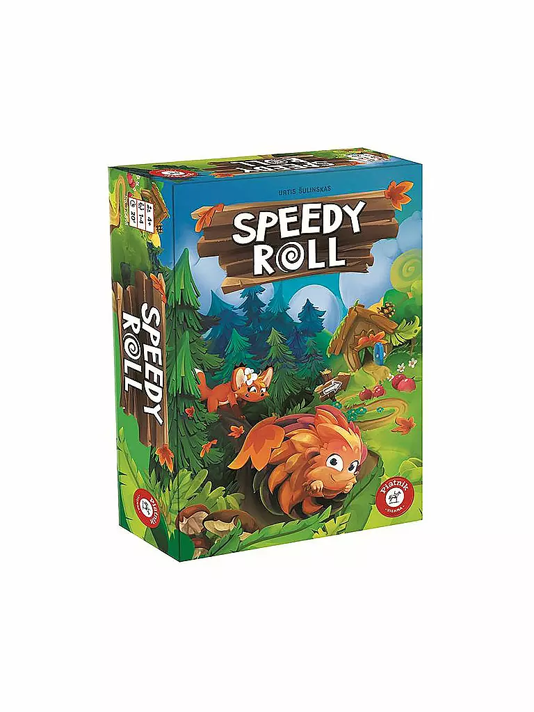 PIATNIK Brettspiel - Speedy Roll blau