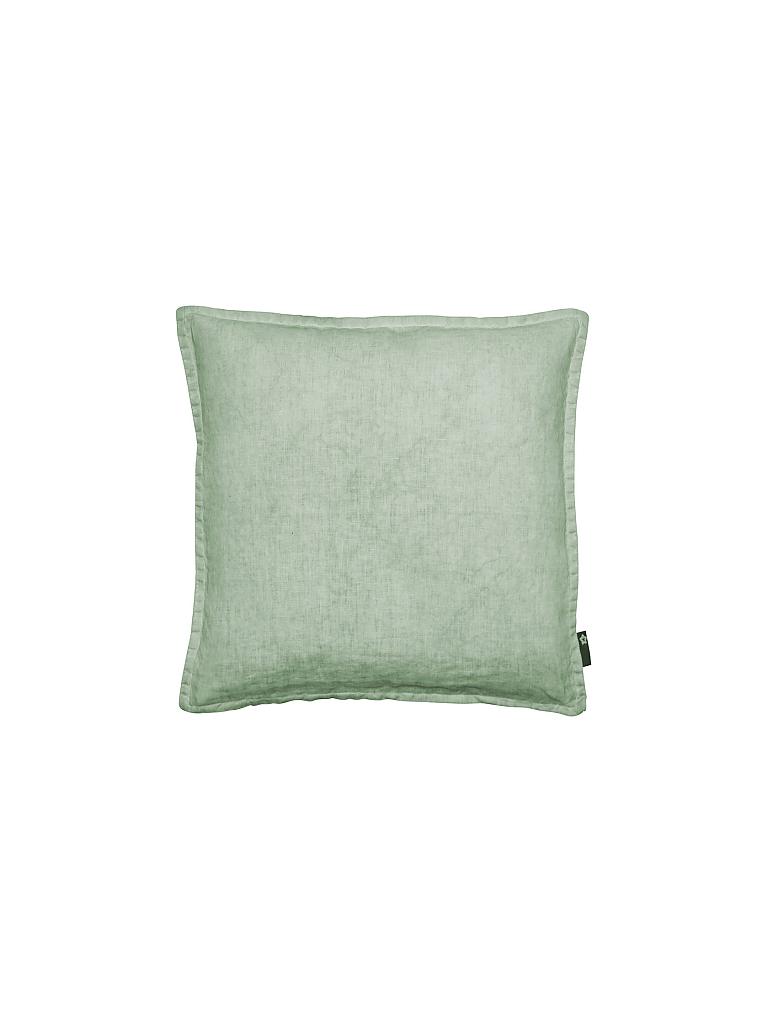 PICHLER Leinen-Kissenhülle "Liska" 41x41 cm (Jade) türkis