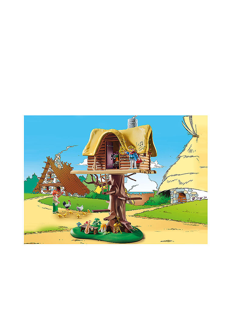 PLAYMOBIL Asterix: Troubadix mit Baumhaus 71016 keine Farbe