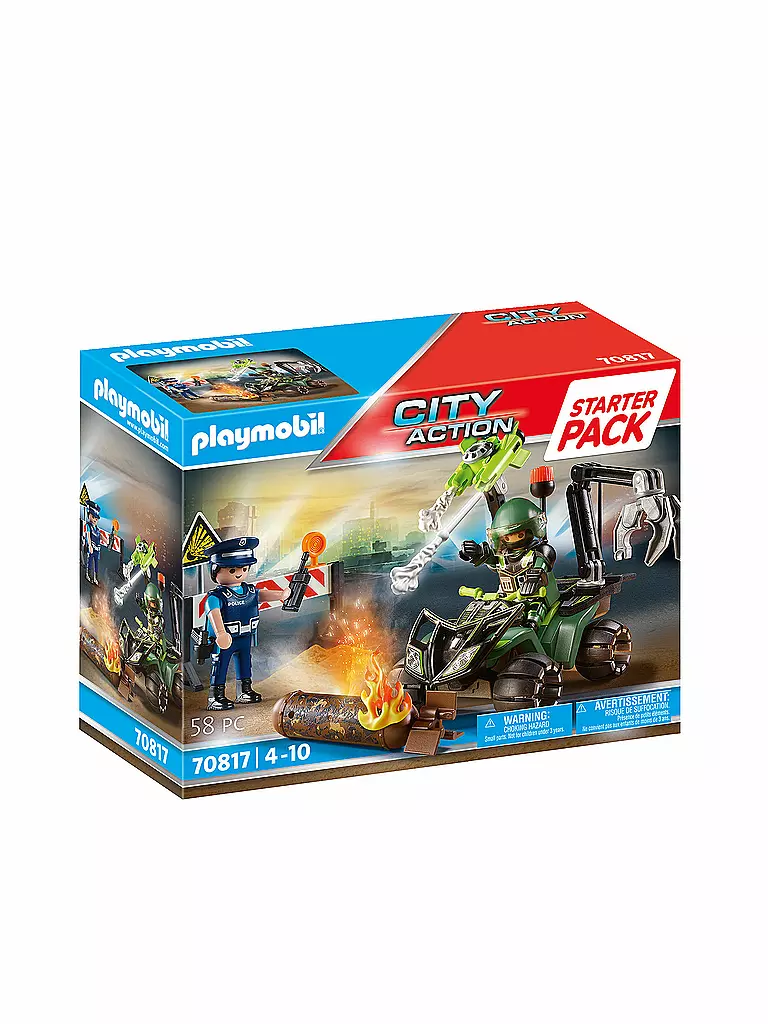 PLAYMOBIL Starter Pack Polizei: Gefahrentraining 70817 keine Farbe
