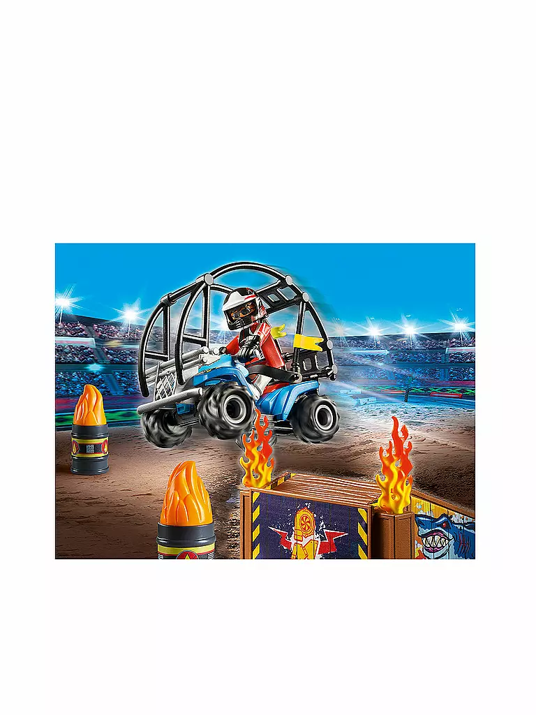 PLAYMOBIL Starter Pack Stuntshow Quad mit Feuerrampe 70820 keine Farbe