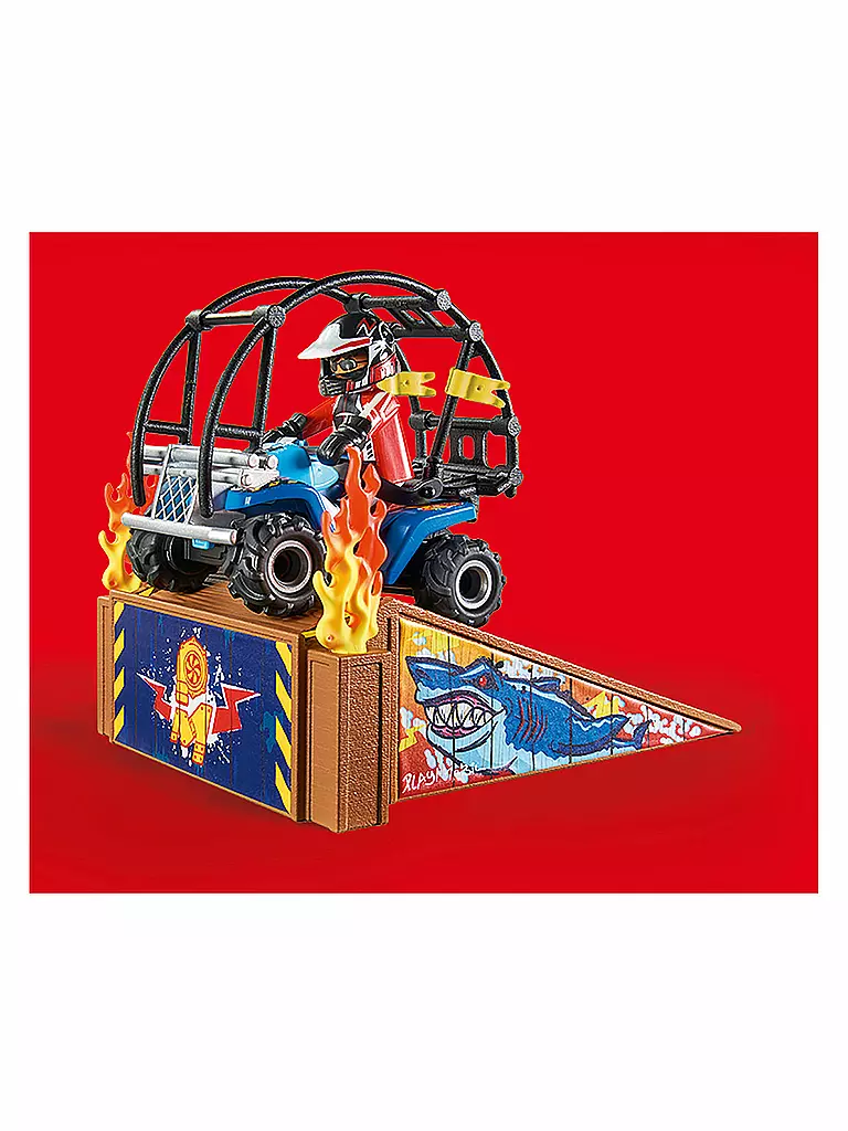 PLAYMOBIL Starter Pack Stuntshow Quad mit Feuerrampe 70820 keine Farbe