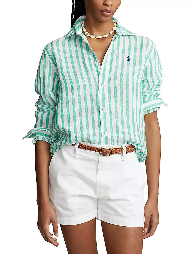 POLO RALPH LAUREN Leinenbluse grün