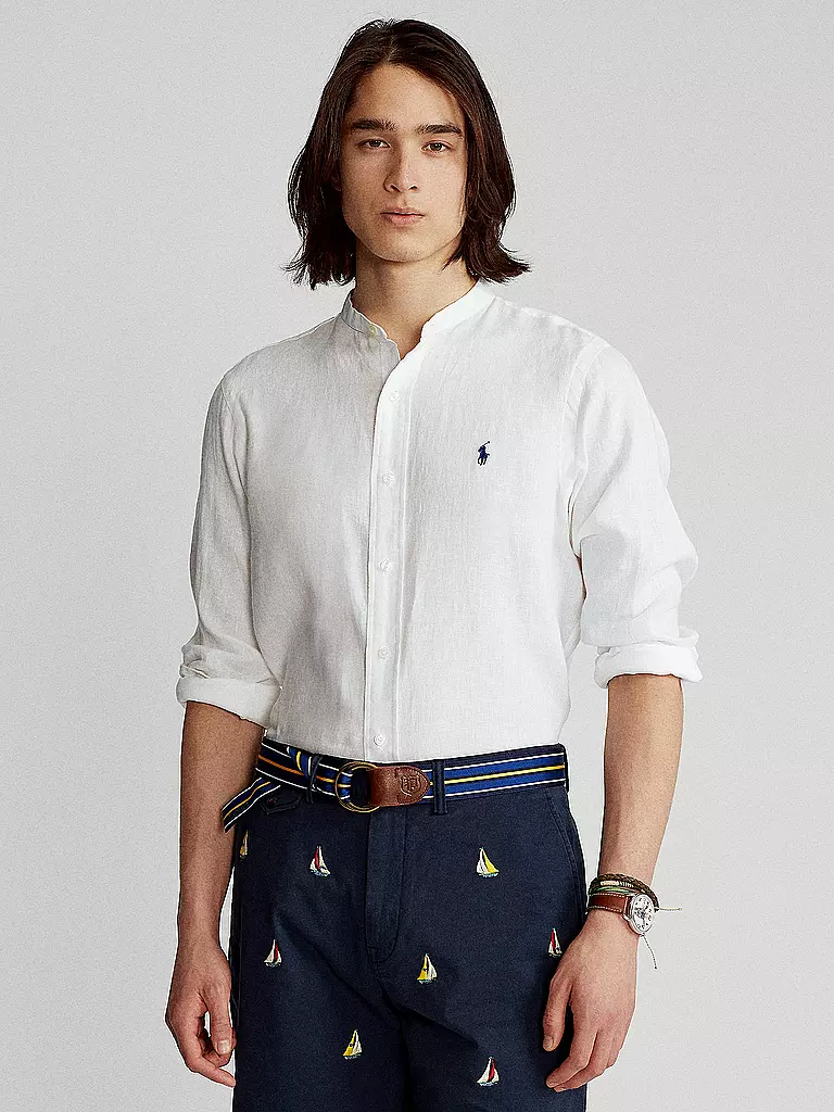 POLO RALPH LAUREN Leinenhemd weiss