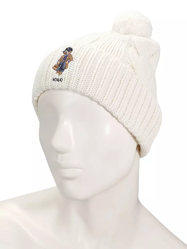 POLO RALPH LAUREN Mütze - Haube creme