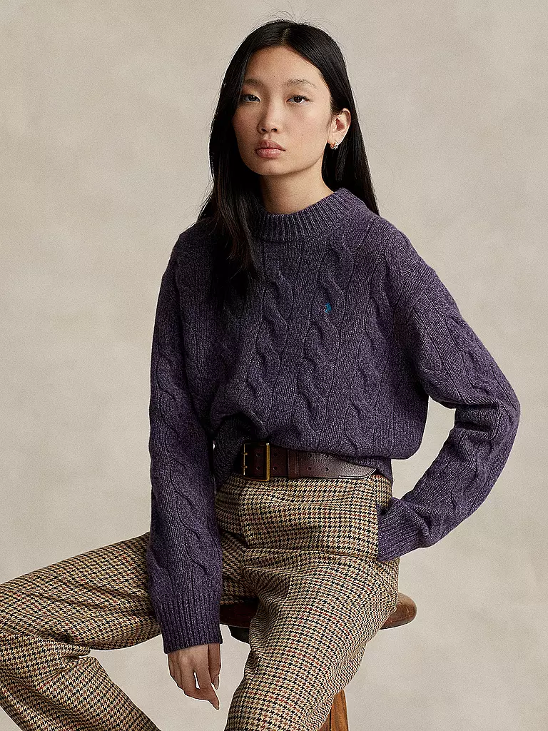 POLO RALPH LAUREN Pullover Relaxed Fit lila