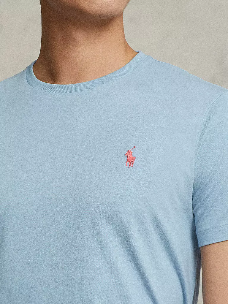 POLO RALPH LAUREN T-Shirt Custom Slim Fit hellblau