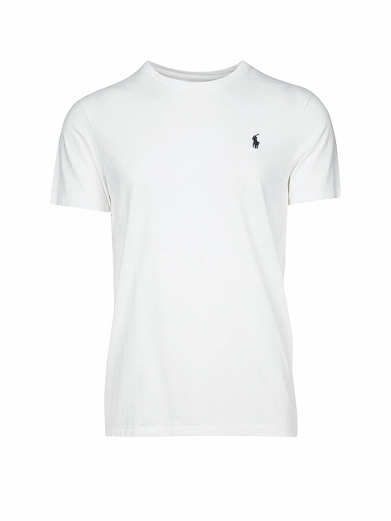 POLO RALPH LAUREN T-Shirt Custom-Slim-Fit weiß