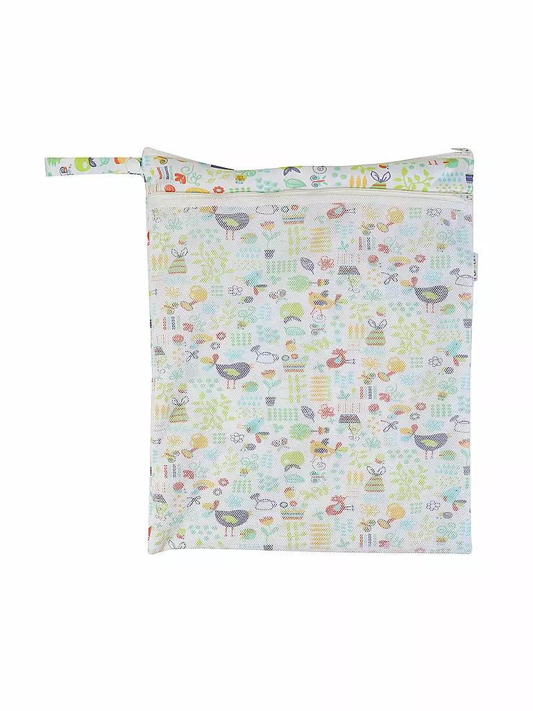POPOLINI Windelsack mit Netztasche weiß