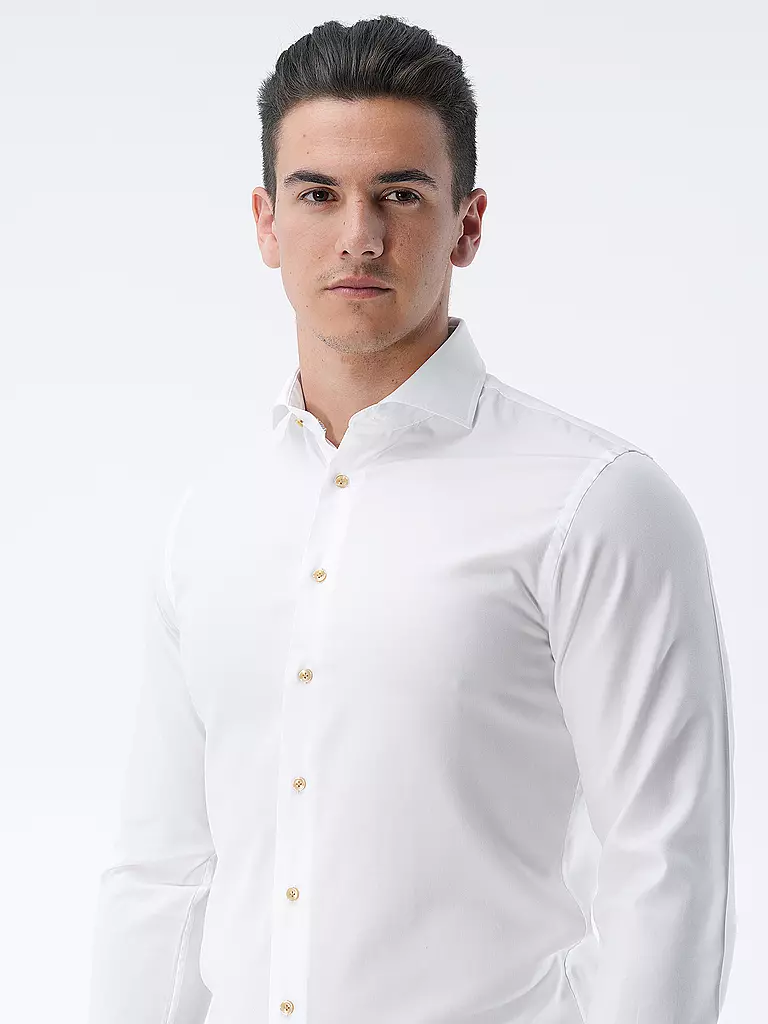 PROFUOMO Hemd Slim Fit weiss