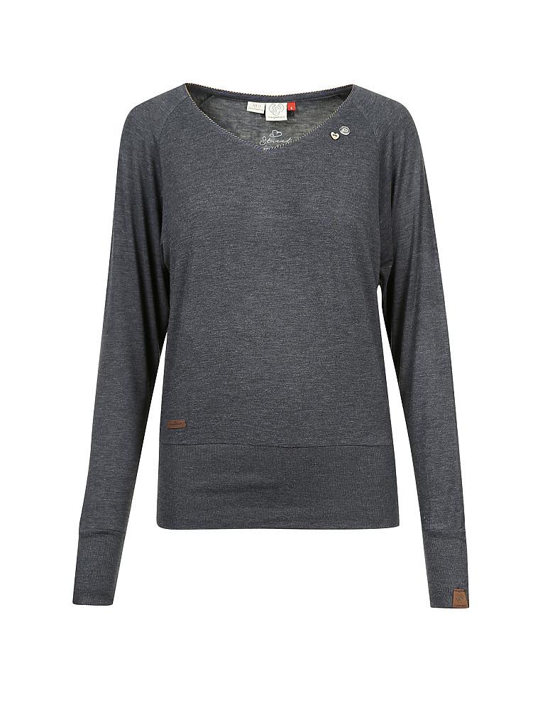 RAGWEAR Langarmshirt "Bernice" blau
