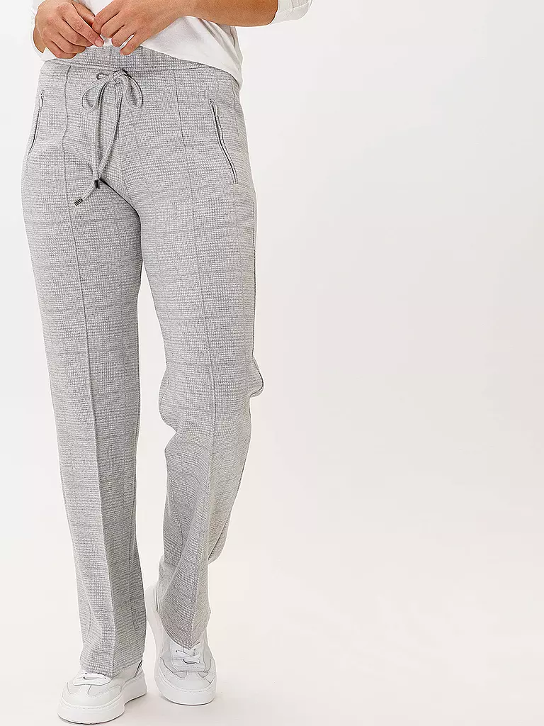 RAPHAELA BY BRAX Hose Flared Fit PEGGY grau