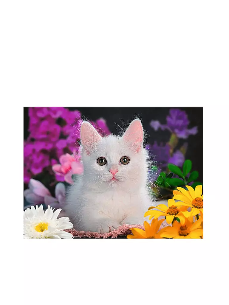 RAVENSBURGER Kinderpuzzle - Glitzerkatze - 100 Teile keine Farbe