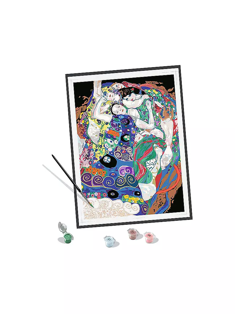 RAVENSBURGER Malen nach Zahlen - ART Collection: Virgin (Klimt) keine Farbe