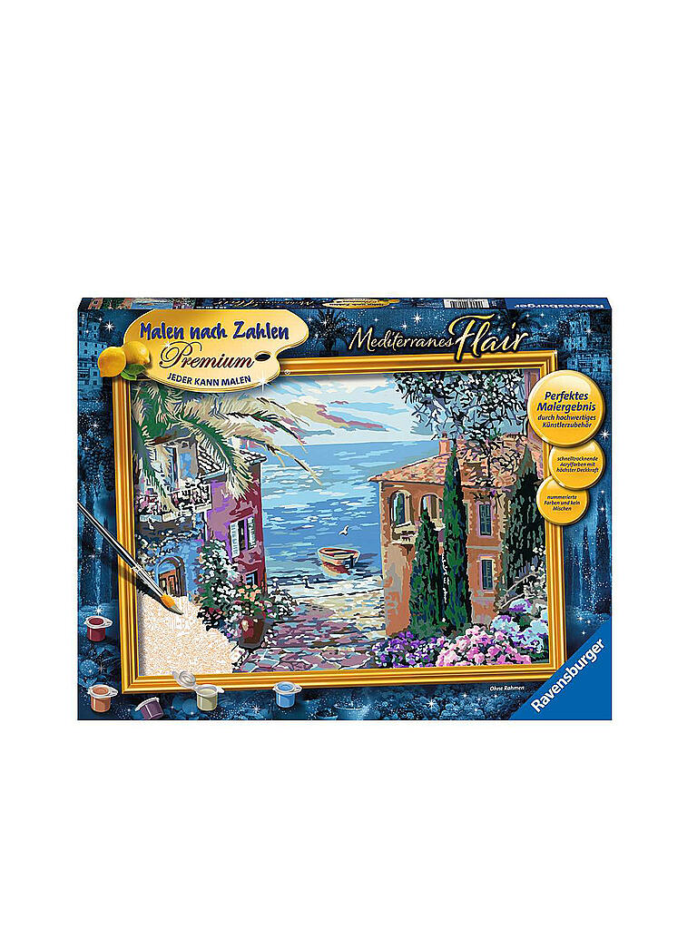 RAVENSBURGER Malen nach Zahlen - Mediterranes Flair keine Farbe