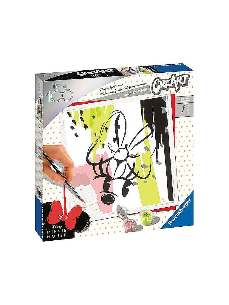 RAVENSBURGER Malen nach Zahlen - Modern Minnie keine Farbe