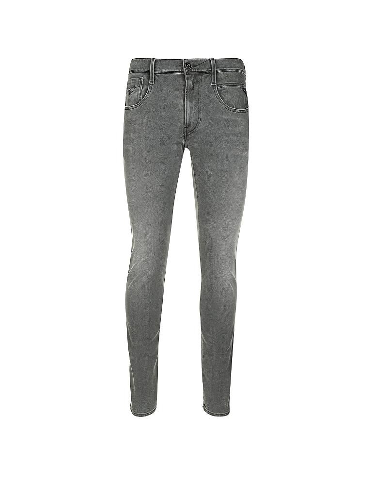 REPLAY Jeans Slim-Fit "Anbass - Hyperflex Plus" grau