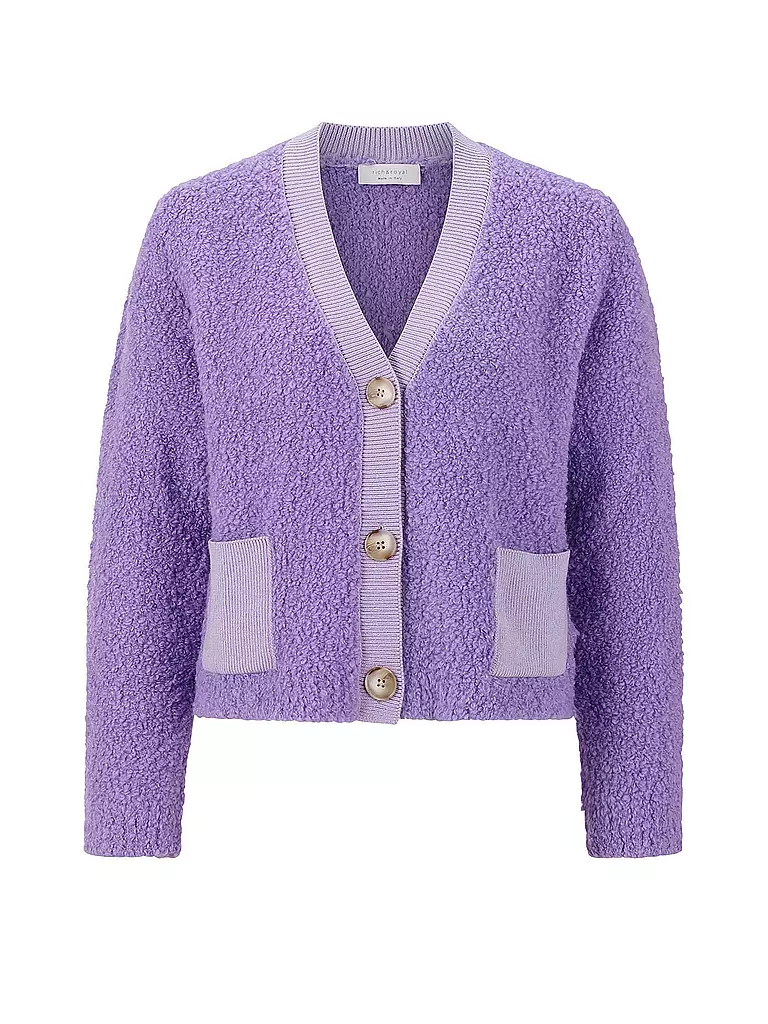 RICH & ROYAL Cardigan lila