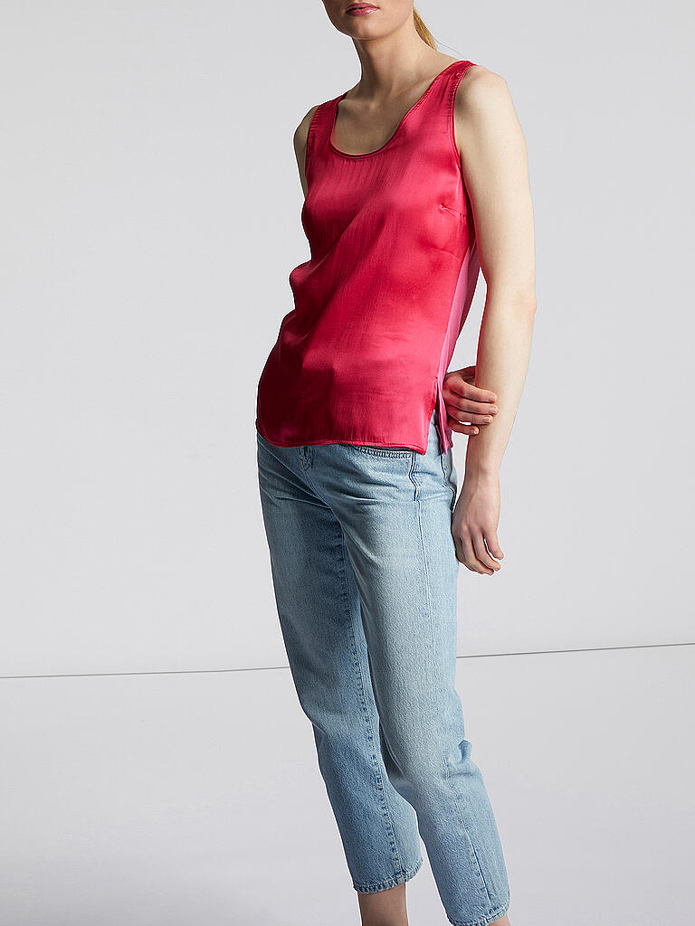 RICH & ROYAL Top SILKY TOP pink