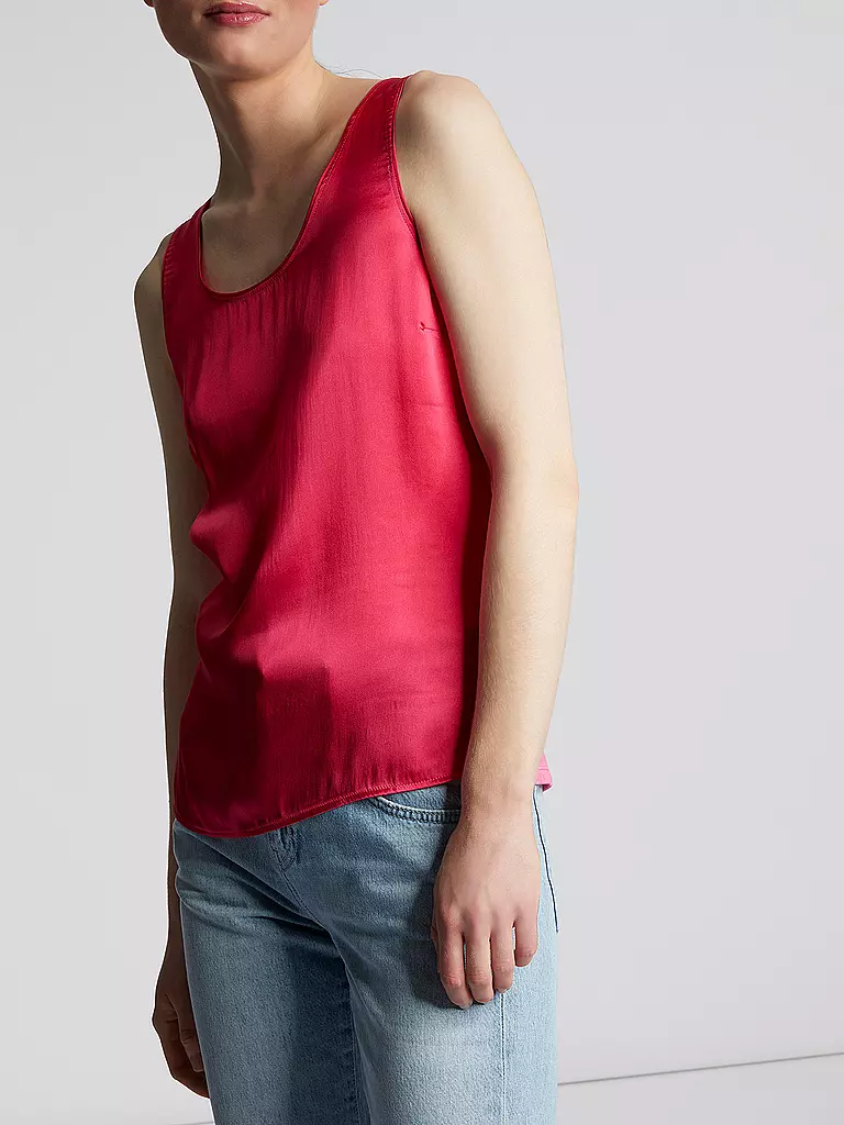 RICH & ROYAL Top SILKY TOP pink