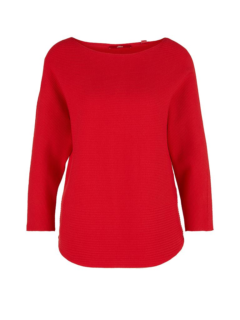 S.OLIVER Pullover Regular Fit rot