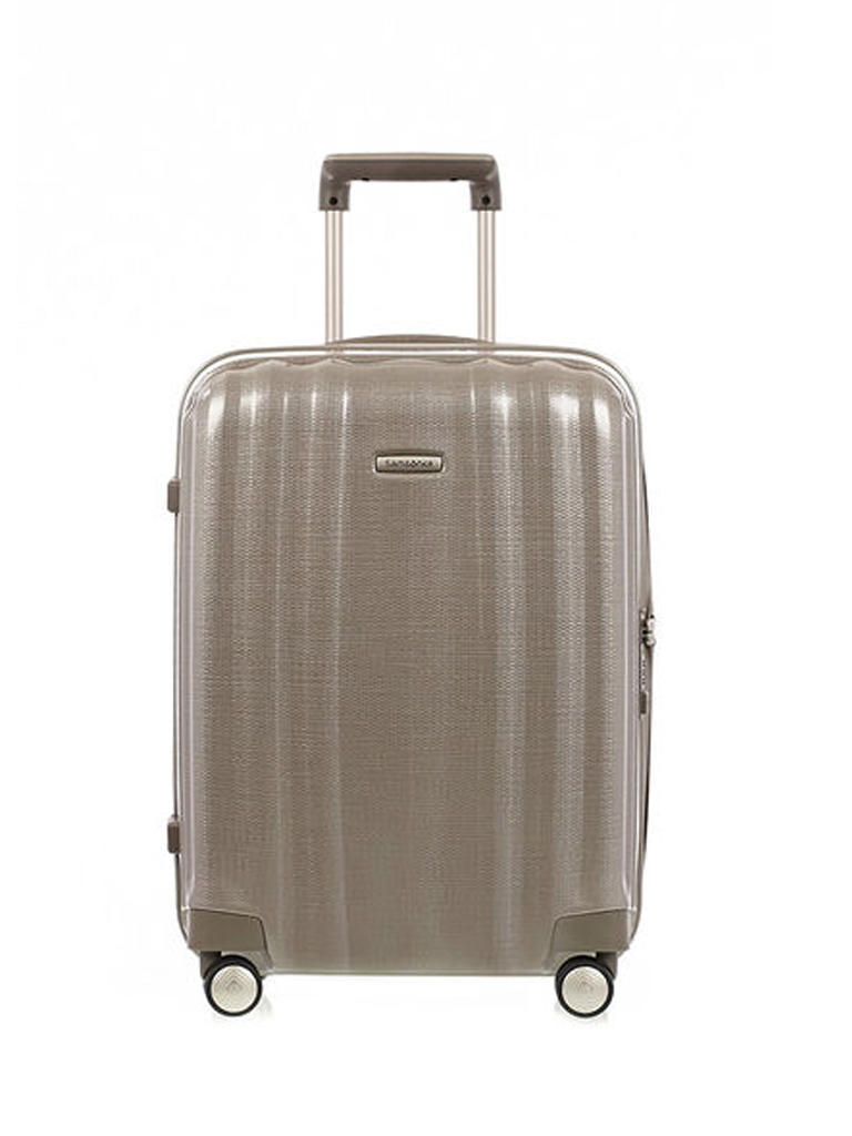 SAMSONITE Trolley "Lite Cube Spinner" 55cm (58622 1173 Ivory Gold) gold