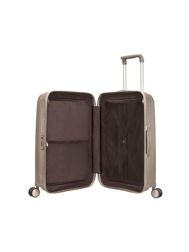 SAMSONITE Trolley "Lite Cube Spinner" 55cm (58622 1173 Ivory Gold) gold